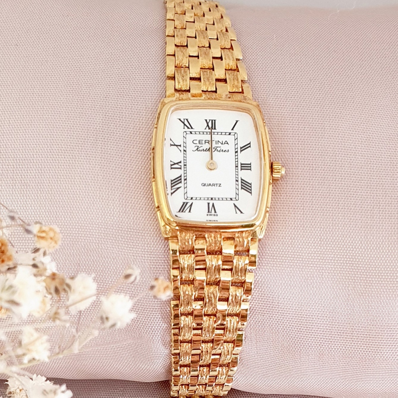 RELOJ ORO SRA. 18 KT. CERTINA - Joyerias Vergara